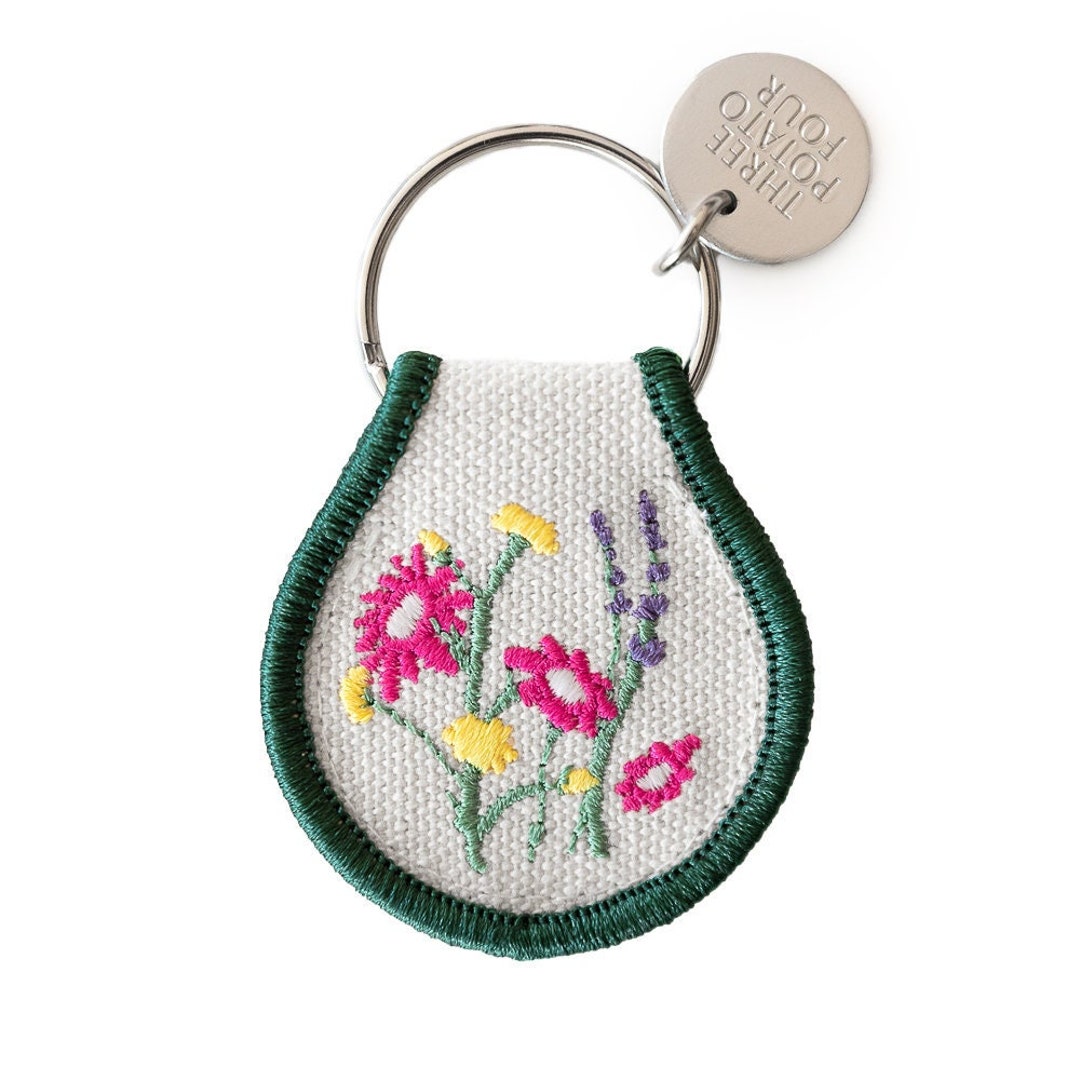 Patch Keychain - Bouquet - Etsy