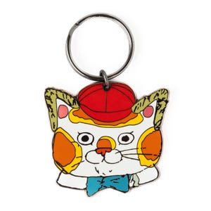 3P4 X Richard Scarry® - Huck Cat Enamel Keychain - Etsy