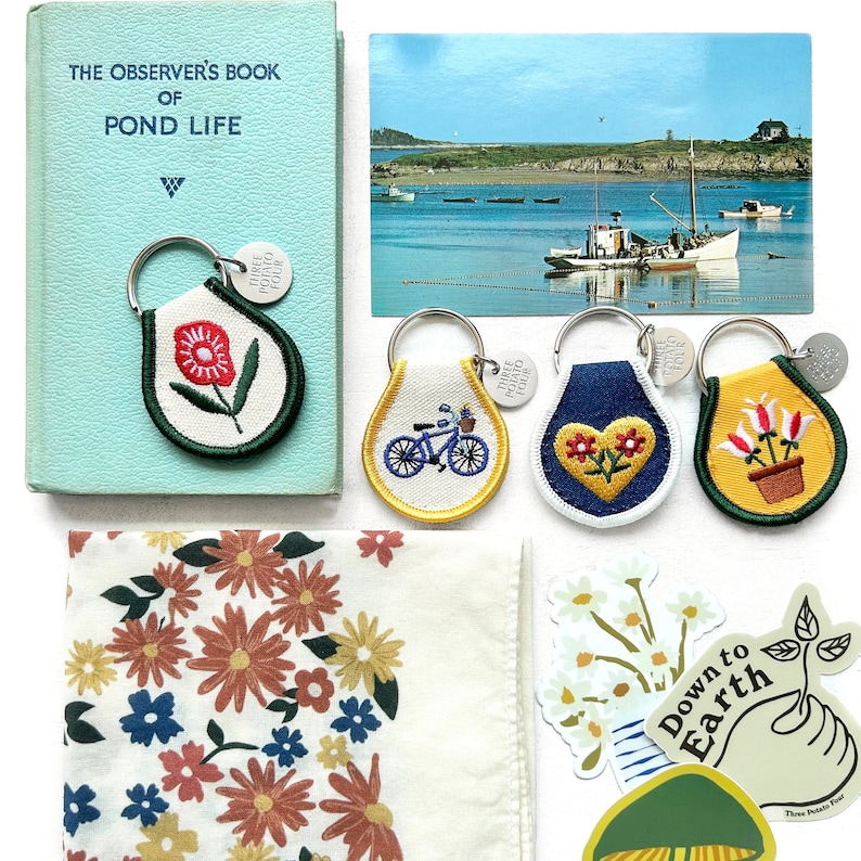 Patch Keychain - Poppy Flower - Etsy