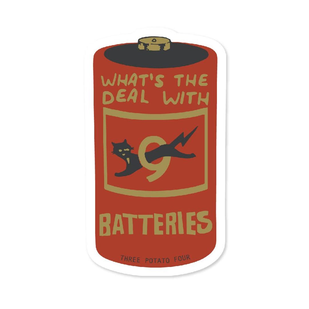 Sticker - Batteries - Etsy