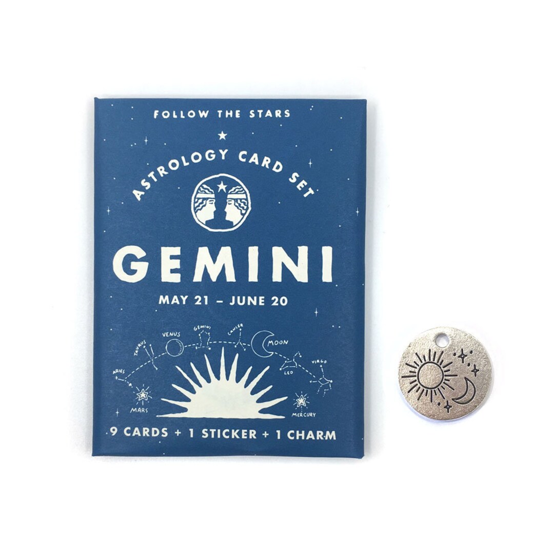 Gemini Astrology Card Pack - Etsy