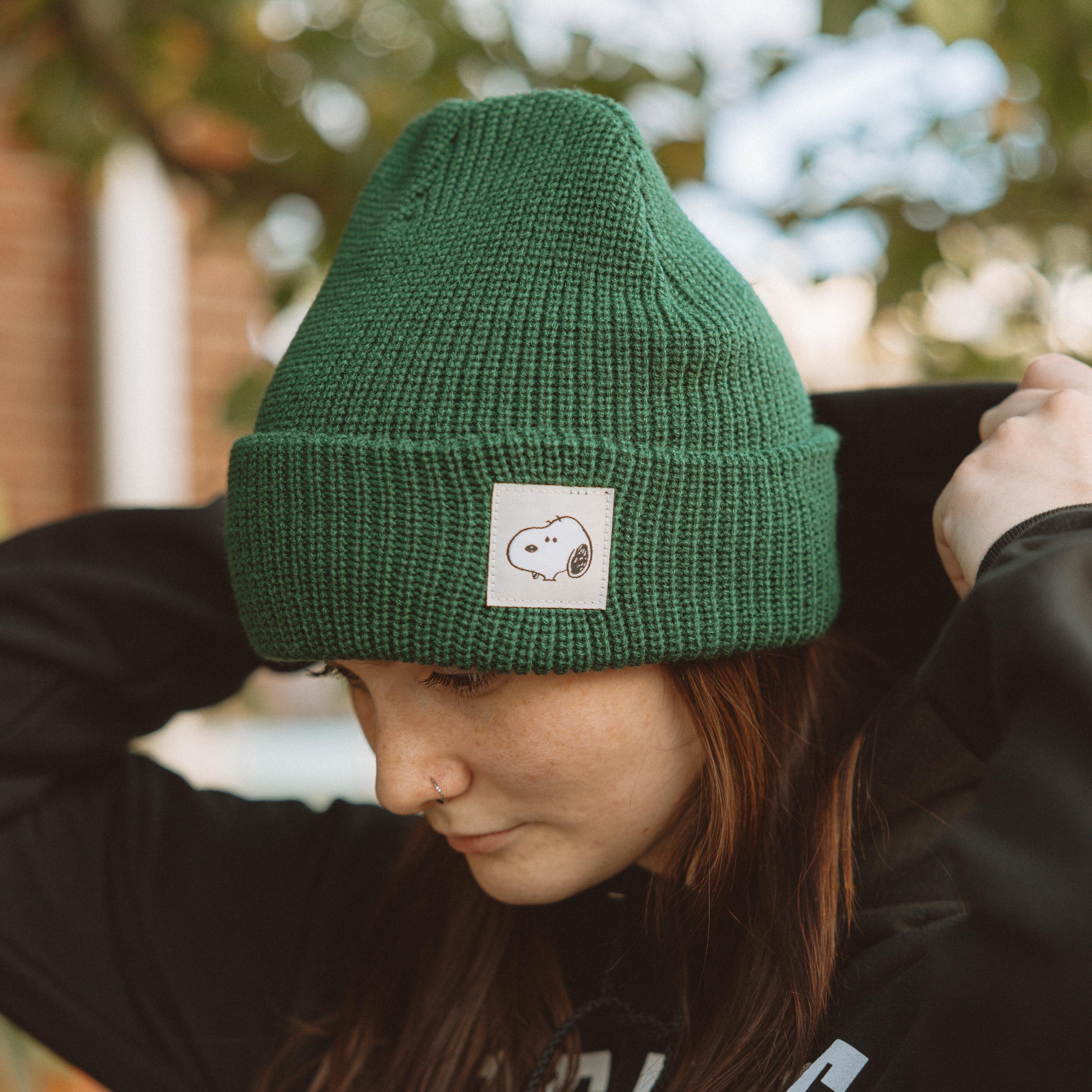 3P4 X Peanuts® - Snoopy Beanie (forest) - Etsy