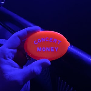Rubber Squeeze Coin Pouch - Concert Money (neon) - Etsy