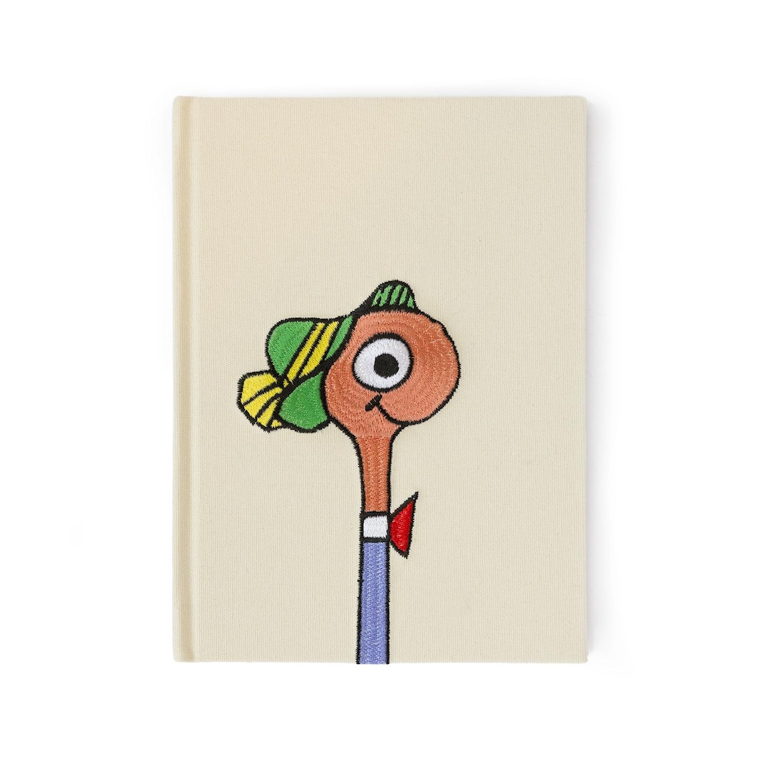 3P4 X Richard Scarry® - Lowly Worm Embroidered Journal - Etsy