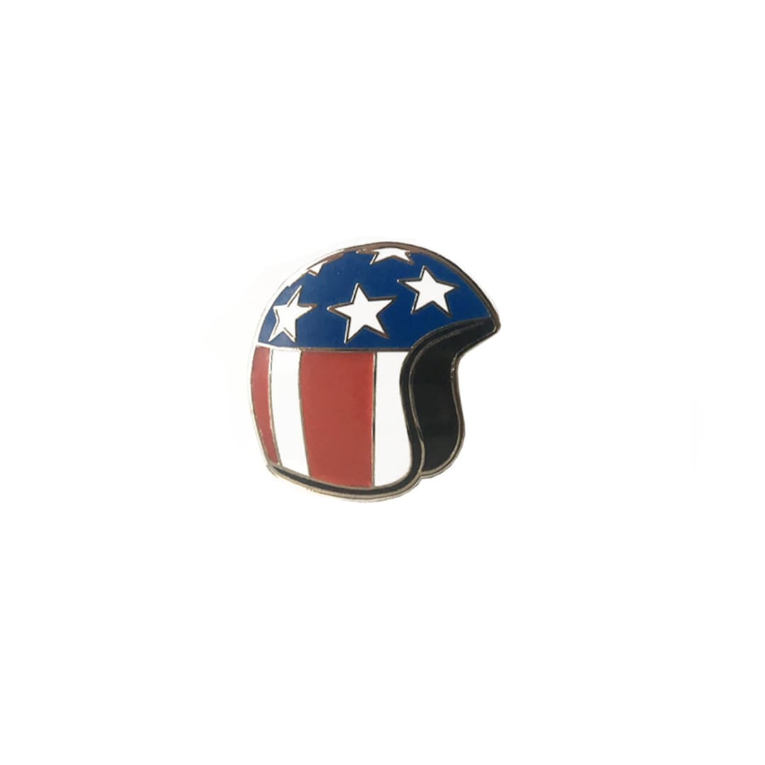 Easy Rider Motorcycle Helmet - Enamel Pin - Etsy