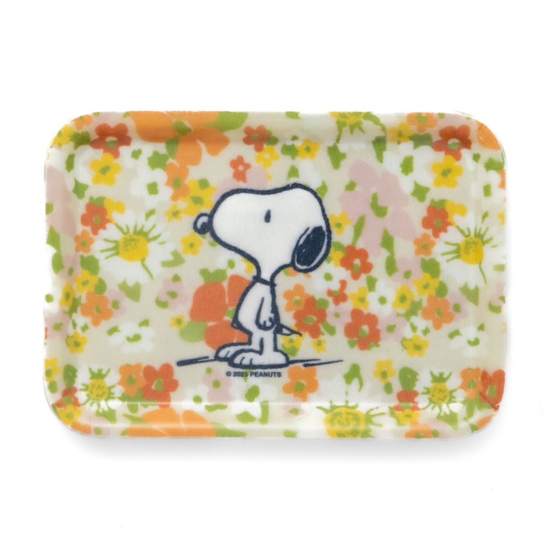 Three Potato Four X Peanuts® - snoopy Wildflowers Vintage-style Tray - Etsy