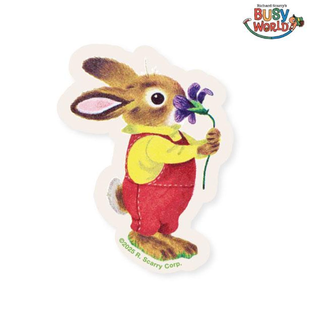 3P4 X Richard Scarry® - Nicholas Bunny Iris Sticker - Etsy