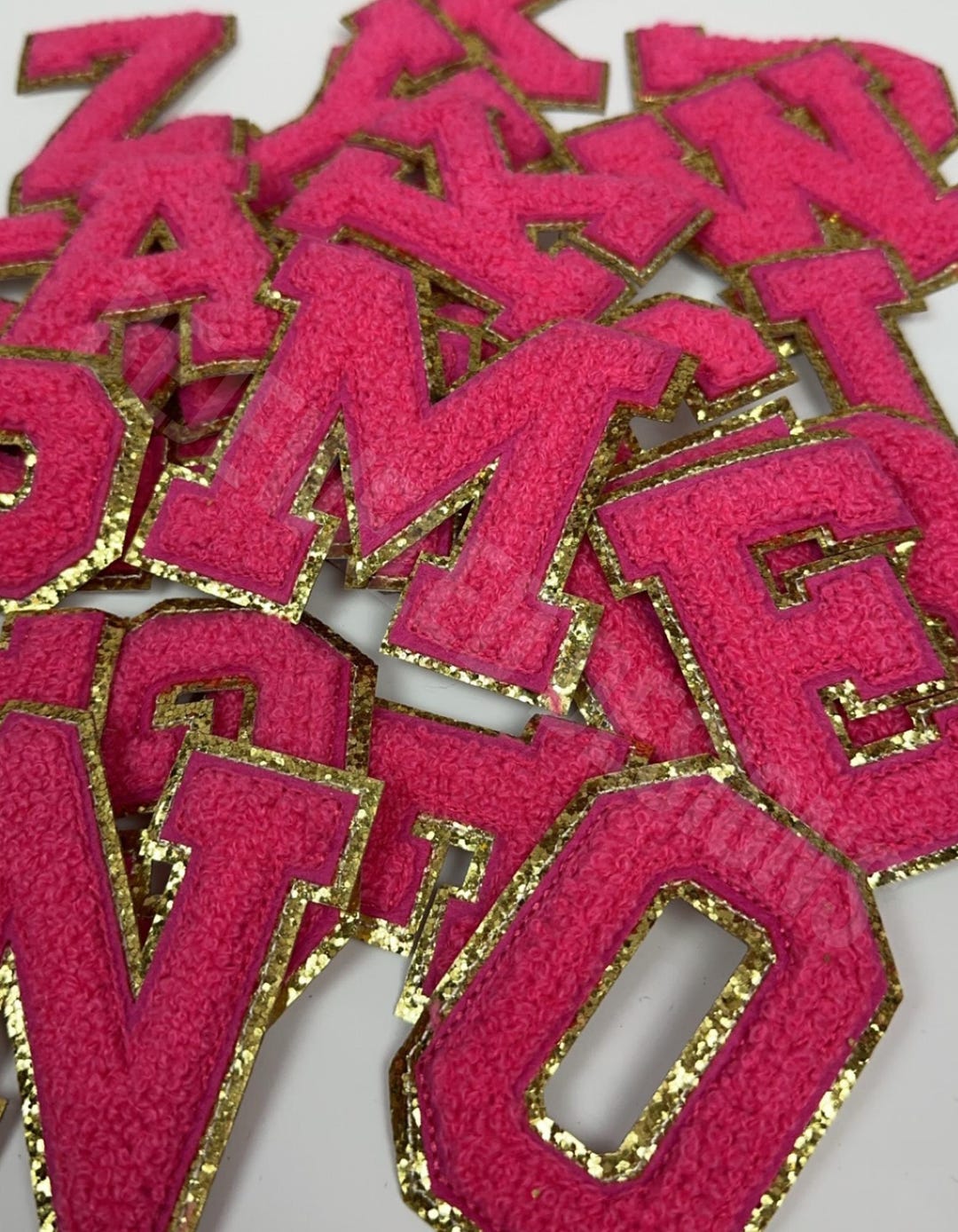 Stick on Chenille Letter Patch | Self Adhesive Varsity Letter Patch ...