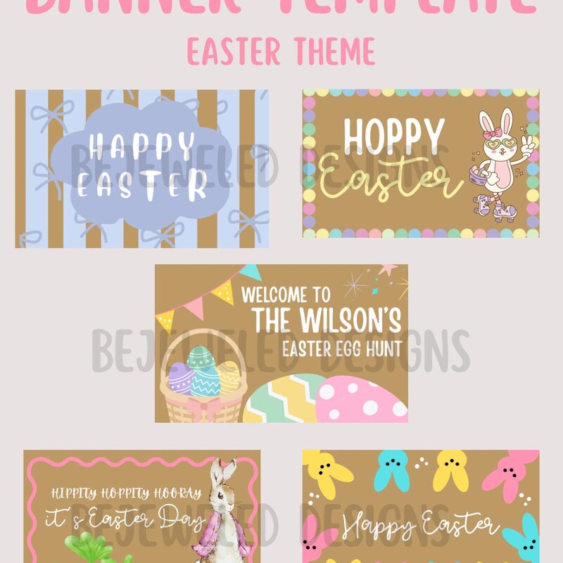 Easter Banner - Etsy