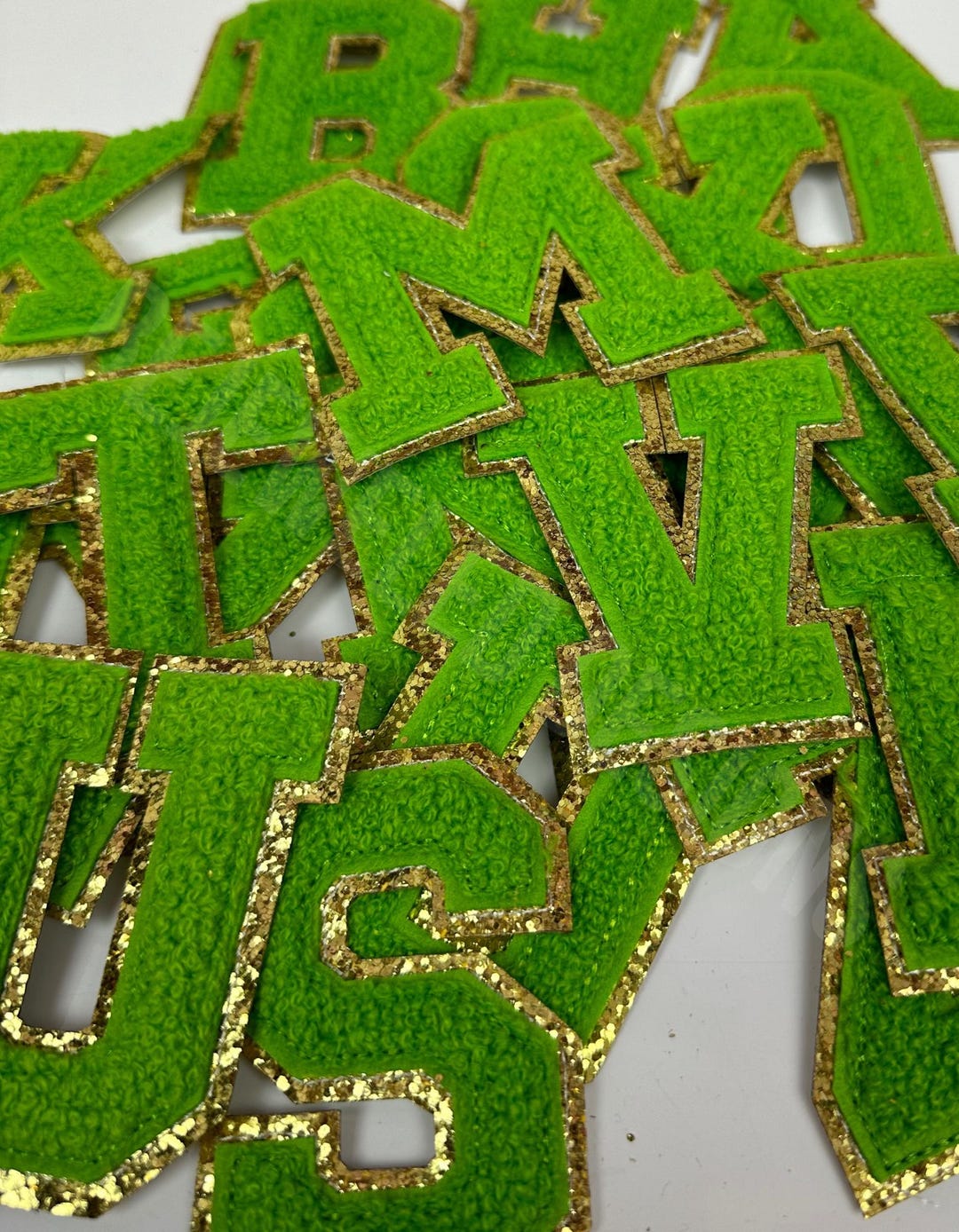 Stick on Chenille Letter Patch | Self Adhesive Varsity Letter Patch ...