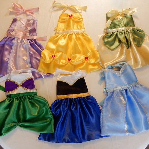 Disney Princess Aprons Child Princess Aprons Tangled Belle - Etsy