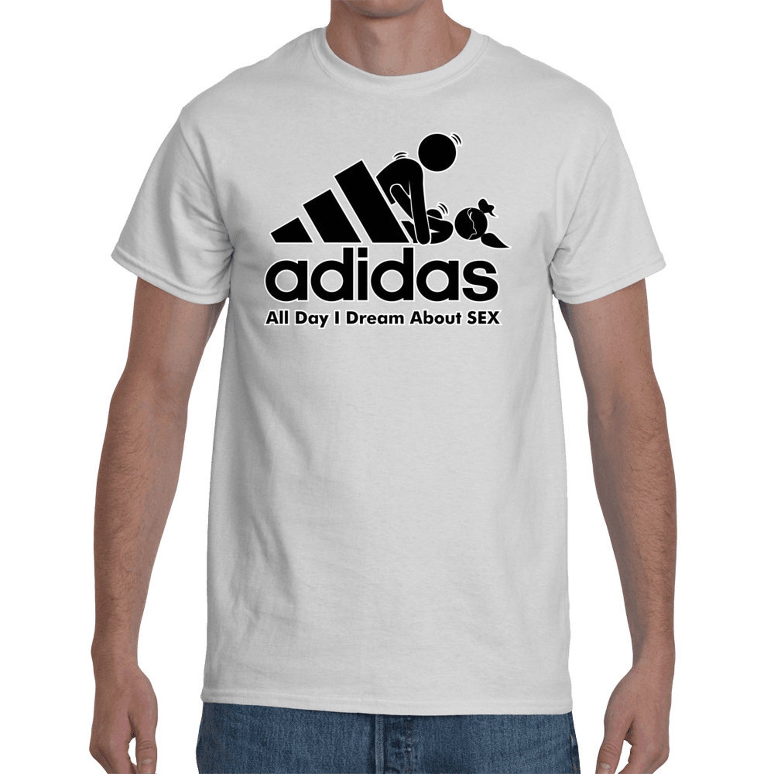 Funny Parody Logo All Day I Dream About Sex Mens T Shirt Etsy