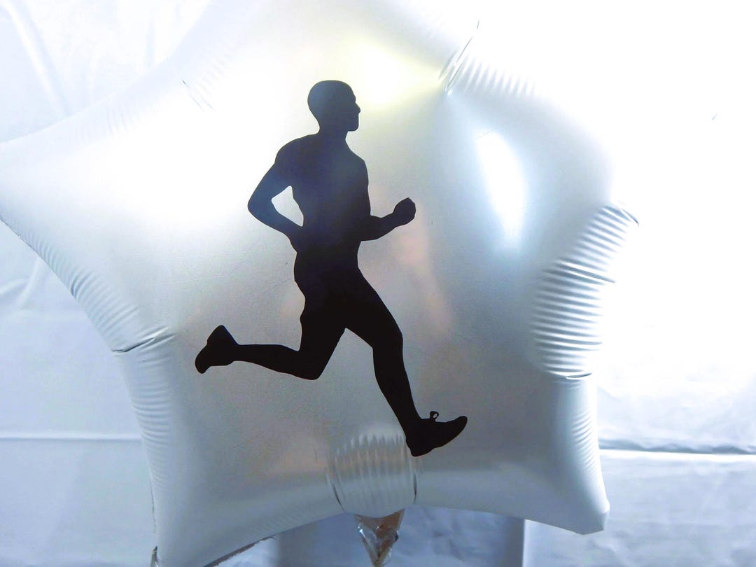 Runner Balloon, Runner Decoration, Male Runner, Track Party Decoration ...