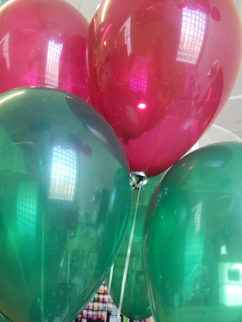 Burgundy Balloons, Jade Balloons, Green and Burgundy Decorations ...