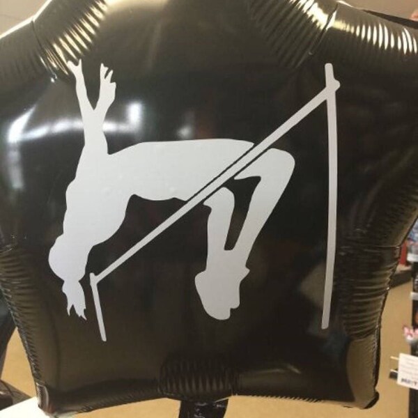 High Jump Girl Svg - Etsy