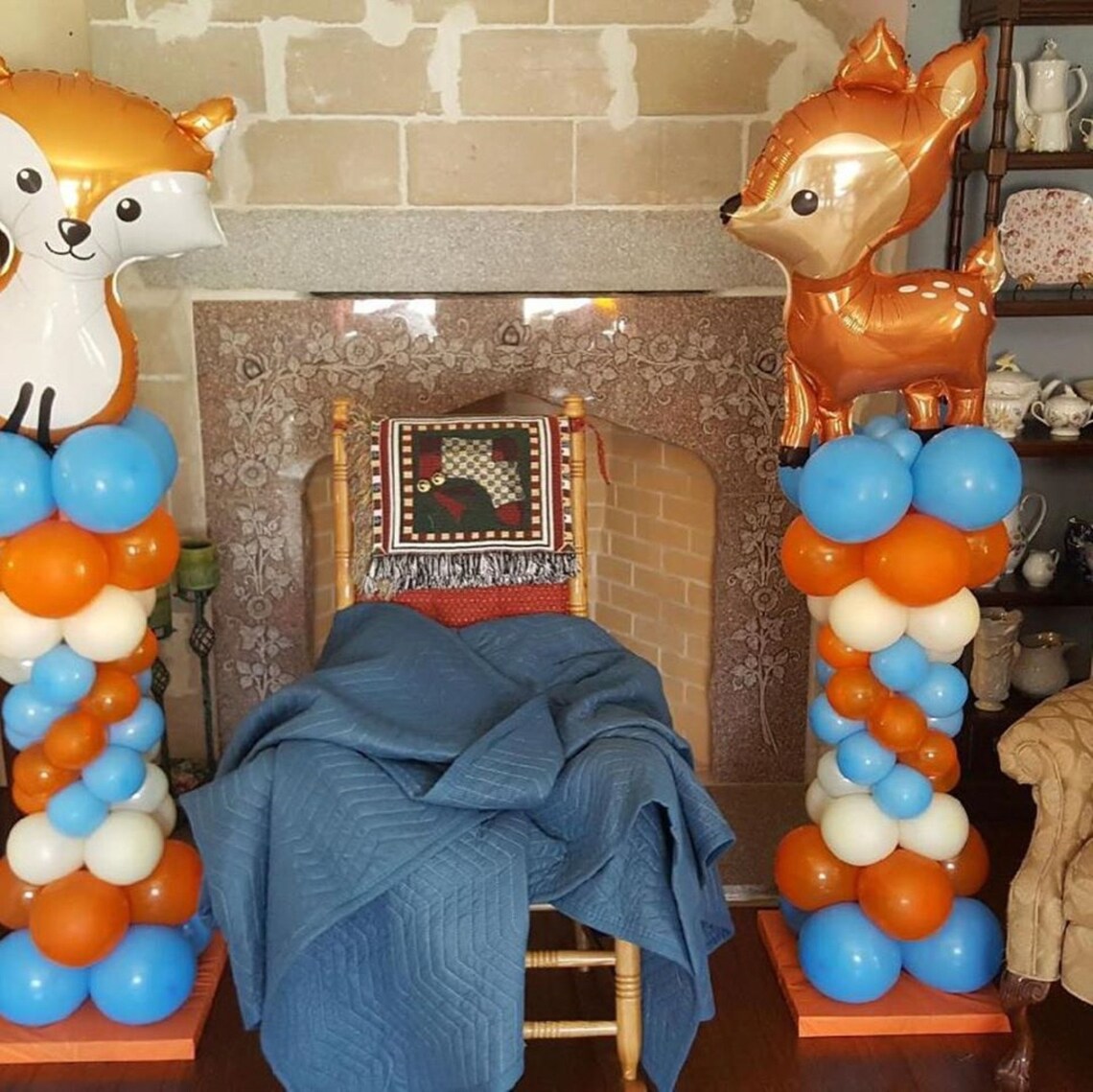 Fox Balloon Large Fox Balloon Woodland Party Woodland Baby - Etsy