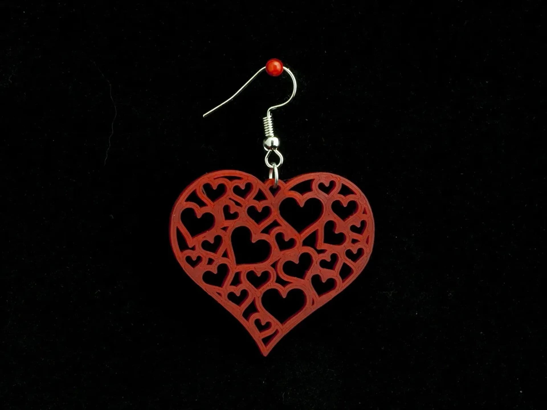 3D Printable Hearts Earrings Collection the Perfect Gift for Valentine ...