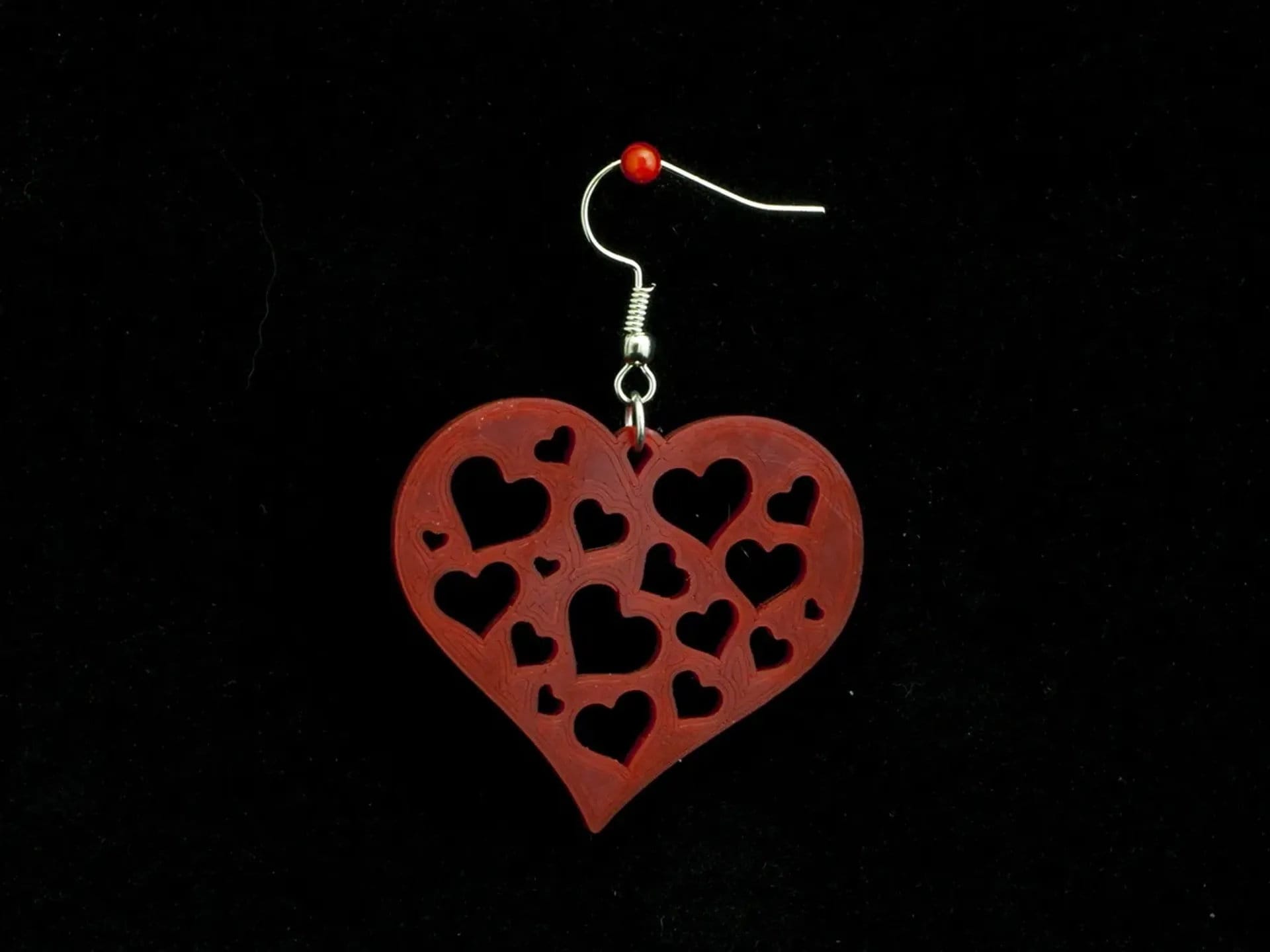 3D Printable Hearts Earrings Collection the Perfect Gift for Valentine ...