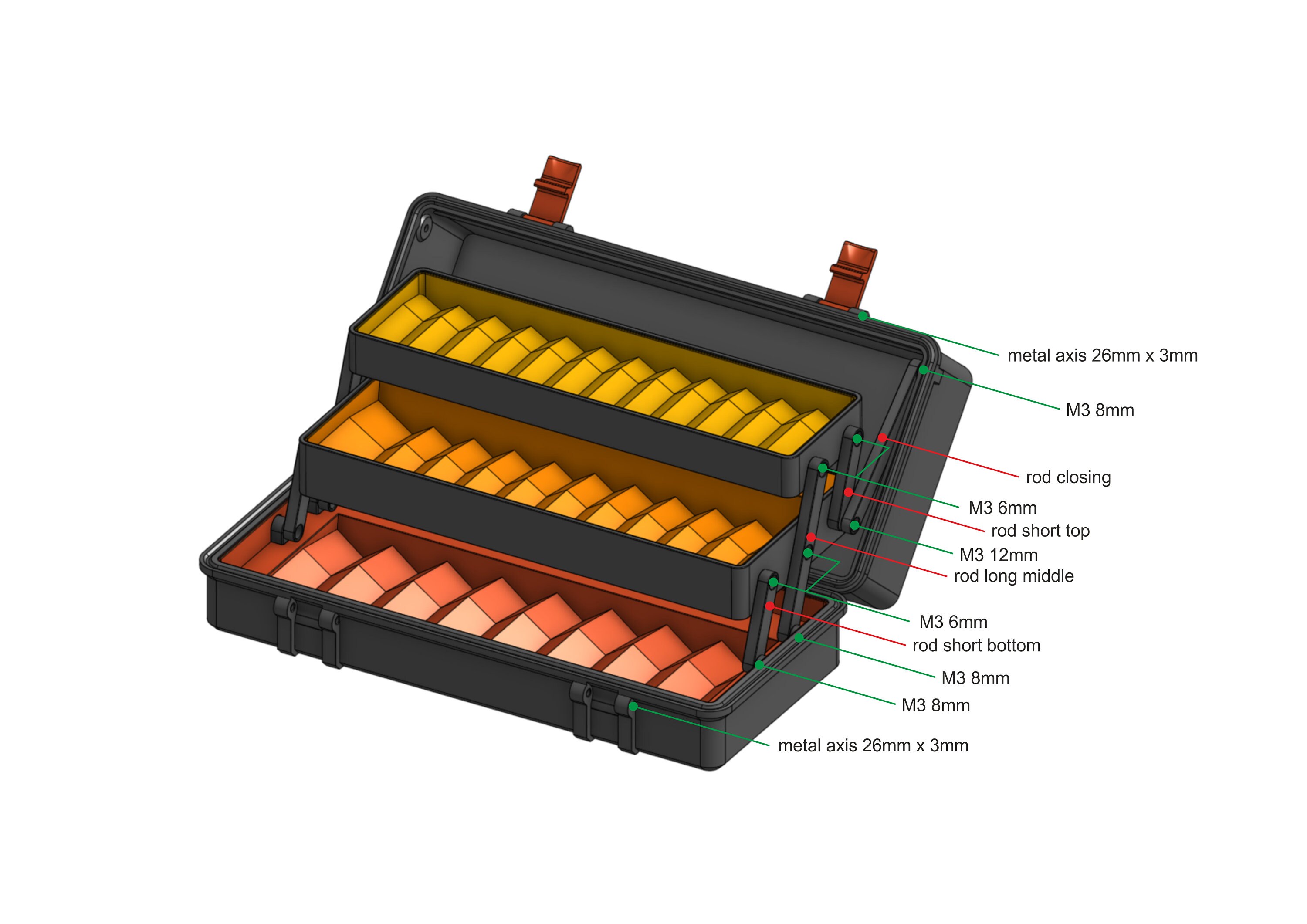 3D Printable All-in-one Battery Box - Etsy