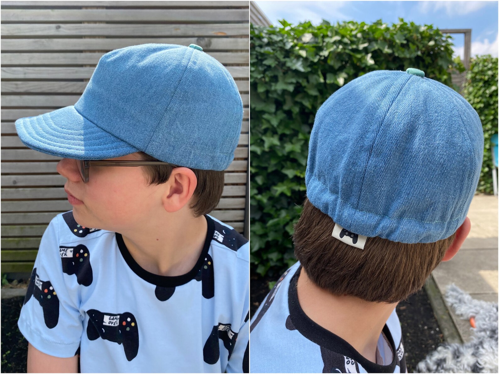 Baseball Cap Sewing Pattern Kids Cap Summer Hat With Neck - Etsy