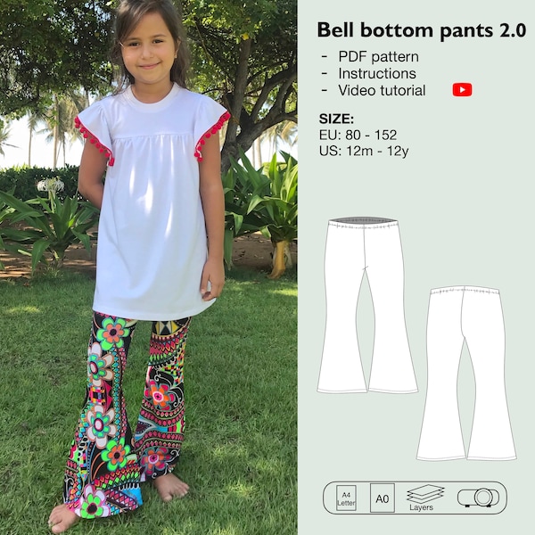 Girls Pants Pattern - Etsy
