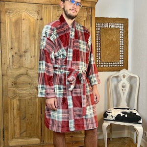 Men and Women Bathrobe Pdf Sewing Pattern, Hooded Robe, Kimono Robe ...