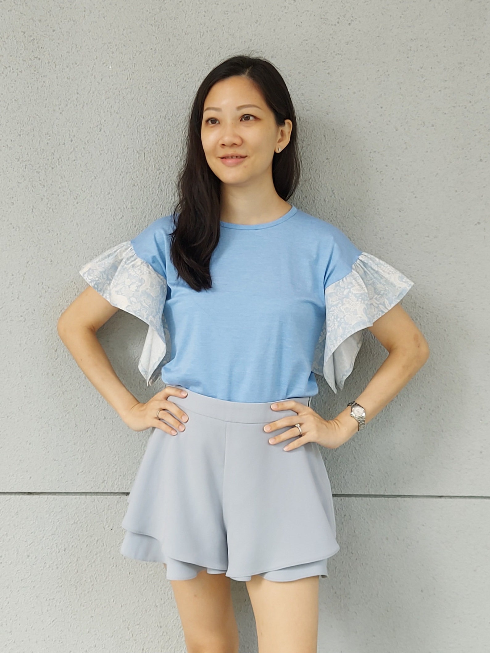 Women Flutter Sleeve Shirt Sewing Pattern, Flutter Sleeves Top, Flutter ...