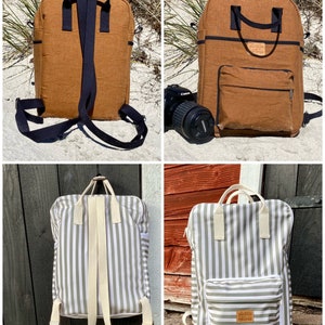 6 in 1 Backpack Pdf Sewing Pattern, Lunch Bag, Shoulder Bag, Square Bag ...