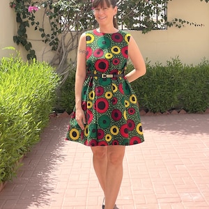 Women a Lined Dress Sewing Pattern, Tent Dress, Circle Dress, a Line ...