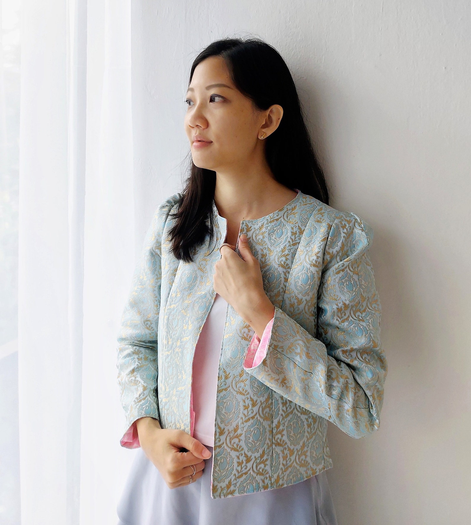 Women Short Jacket Sewing Pattern, Short Coat Pattern, Cropped Jacket ...