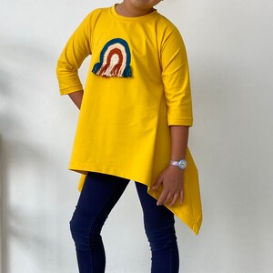 Girls Triangle Dress Sewing Pattern, Flared Hooded Dress Pdf Pattern ...