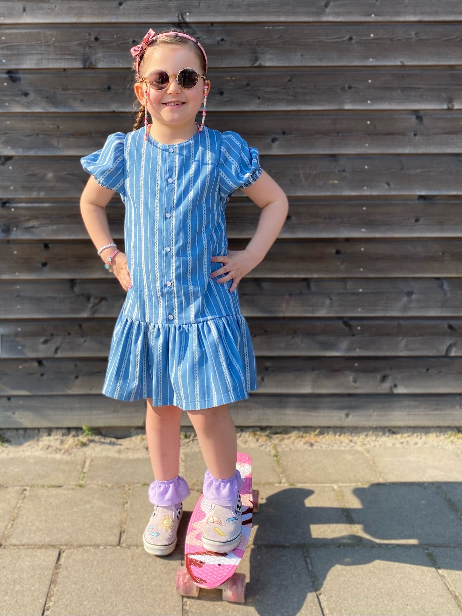 Girls Front Button Dress Sewing Pattern Girls Dress Pdf | Etsy