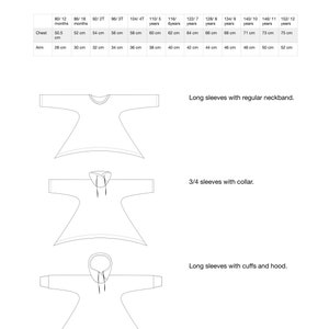 Girls triangle dress sewing pattern flared hooded dress pdf | Etsy