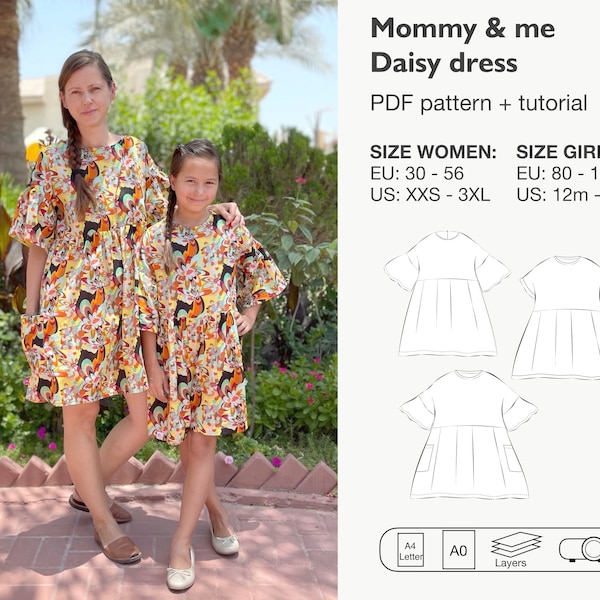 Mommy and Me Dress - Etsy