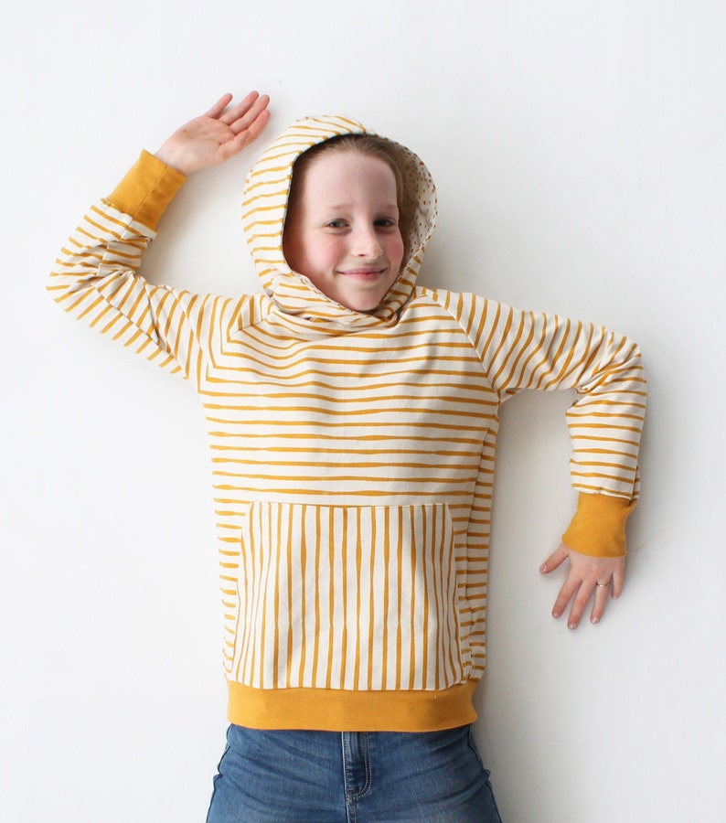 Hood Add-on Sewing Pattern, T-shirt Dress With Hood, Hooded Tee Dress ...