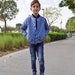 Kids Varsity Jacket Pdf Sewing Pattern, Children Bomber Jacket, Lined ...