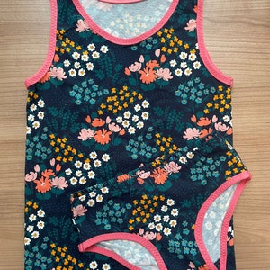 Girls Underwear Set Pdf Sewing Pattern, Girls Vest, Girls Briefs ...