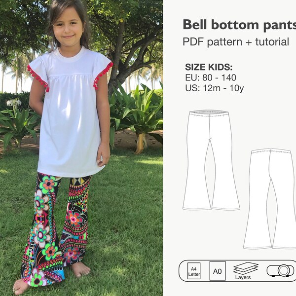 Bell Bottoms Pattern - Etsy