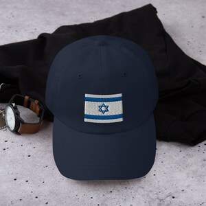 Israeli Flag Embroidered Dad Hat, Country Baseball Cap, Gift for Israel ...