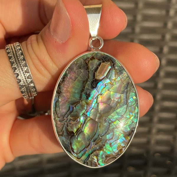 Abalone Pendant - Etsy