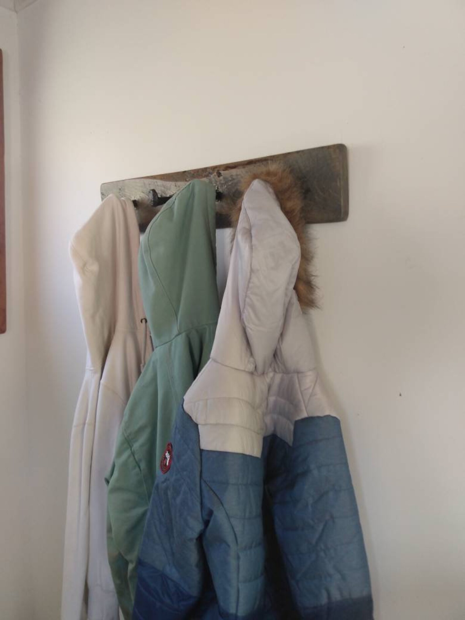 Modern Coat Rack/ Railroad Spike Coat Rack/ Hanging Cloths Rack - Etsy