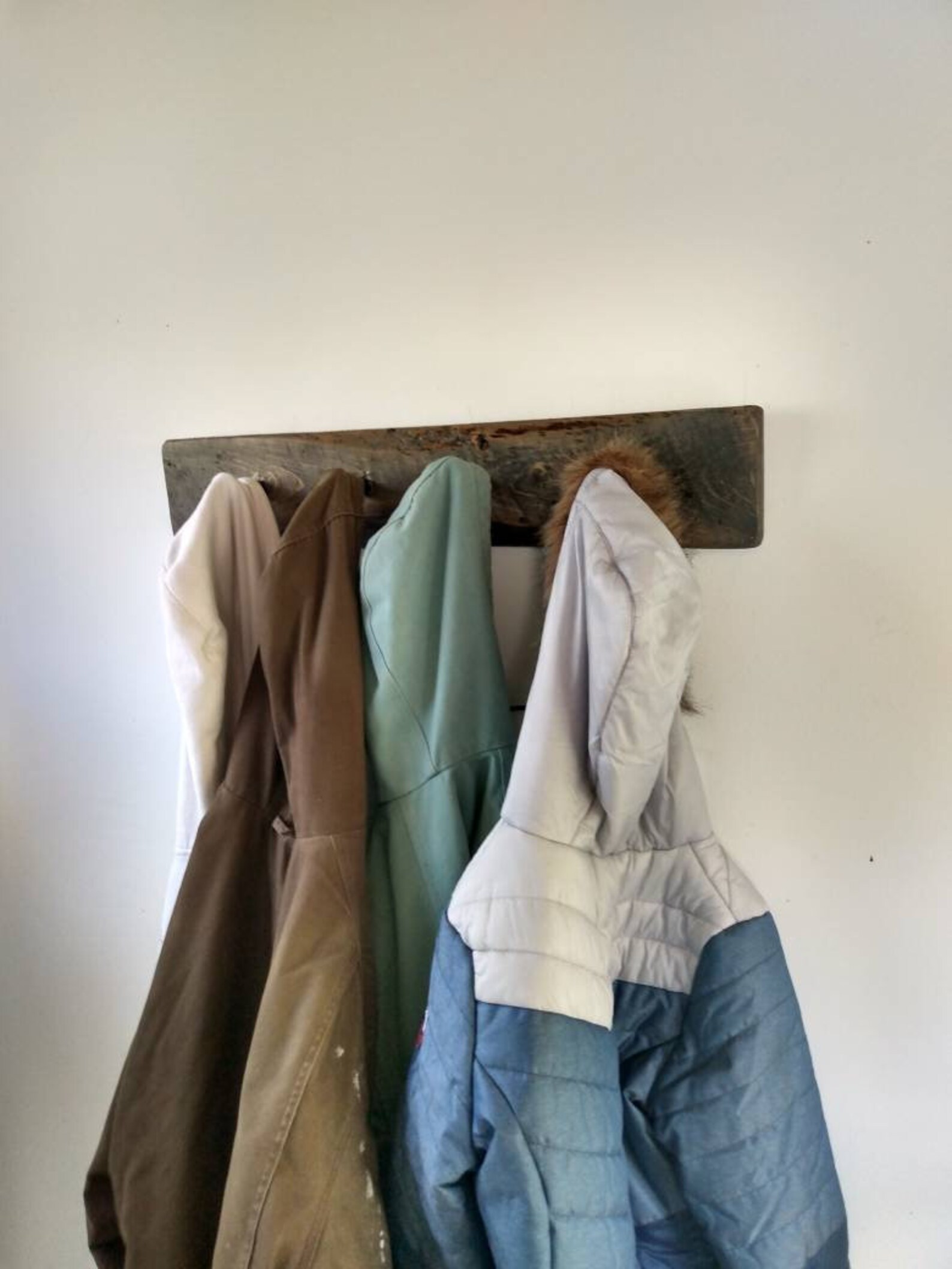 Modern Coat Rack/ Railroad Spike Coat Rack/ Hanging Cloths Rack - Etsy
