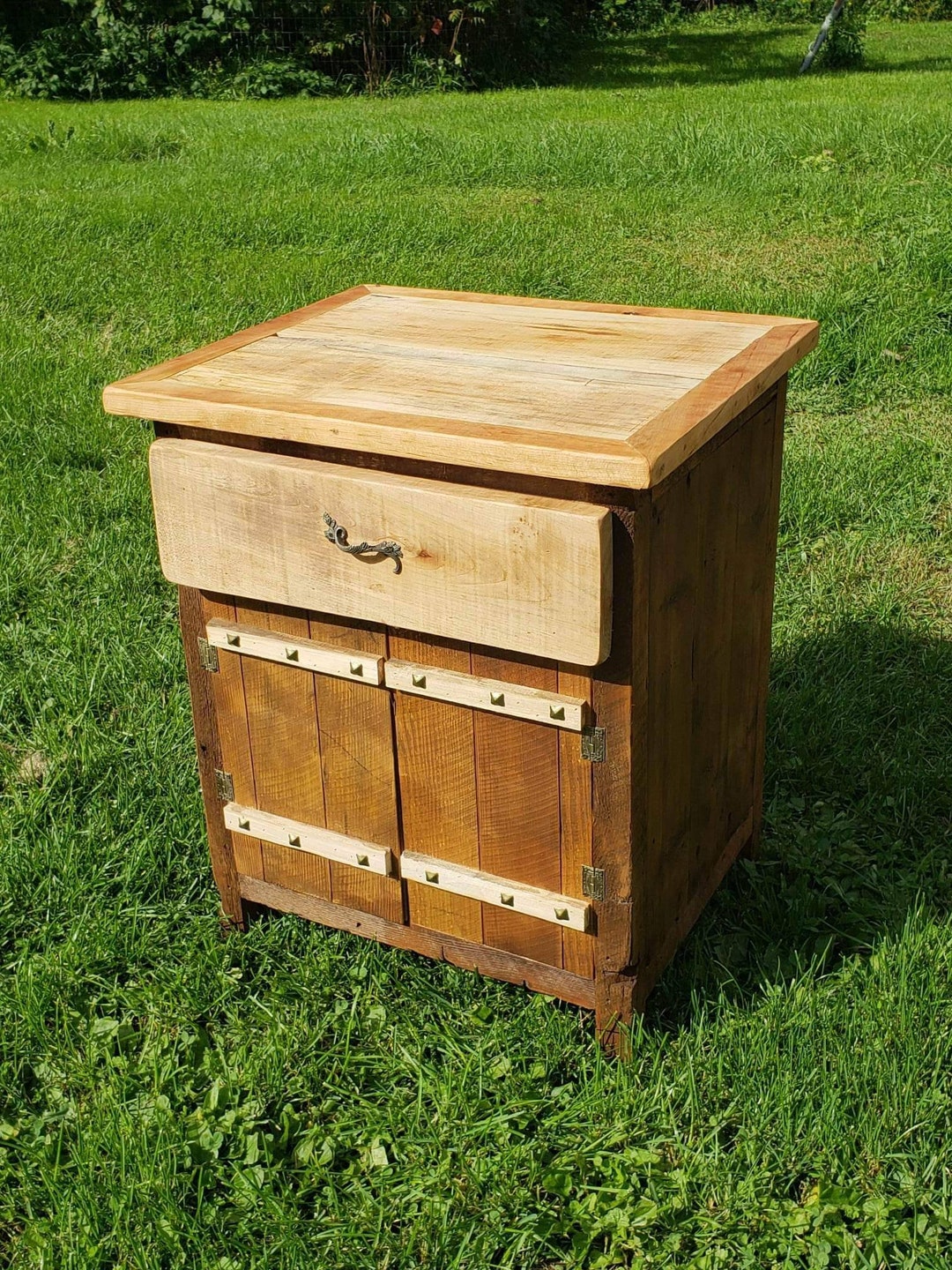 Medieval Style Nightstand/ Luxury Home Decor/bed Side Table With Drawer ...