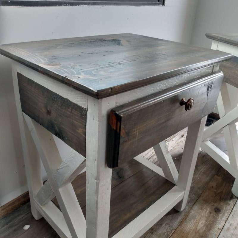 Rustic End Tables - Etsy