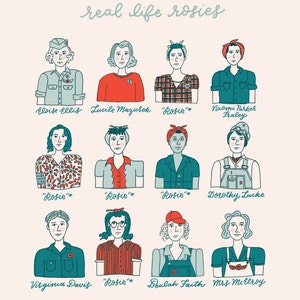 Rosie the Riveter Art Print, Art Prints Women, Feminist Art, World War ...
