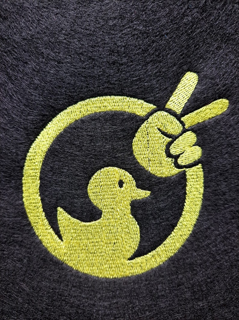 Rubber Duck, Peace Sign Wave Embroidered File for the Jeep - Etsy