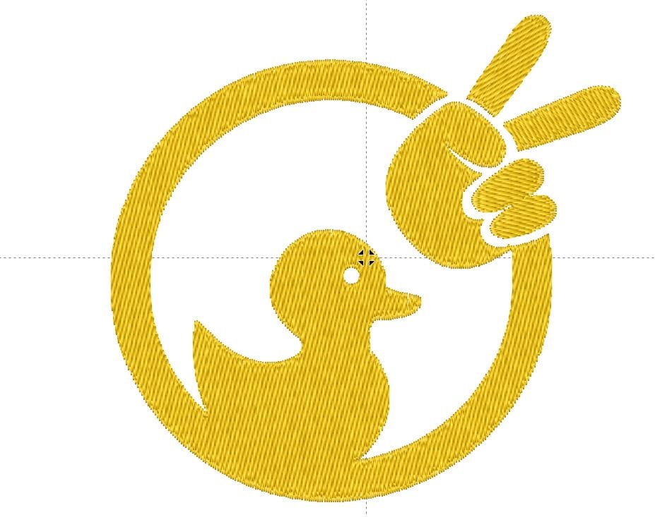 Rubber Duck, Peace Sign Wave Embroidered File for the Jeep - Etsy