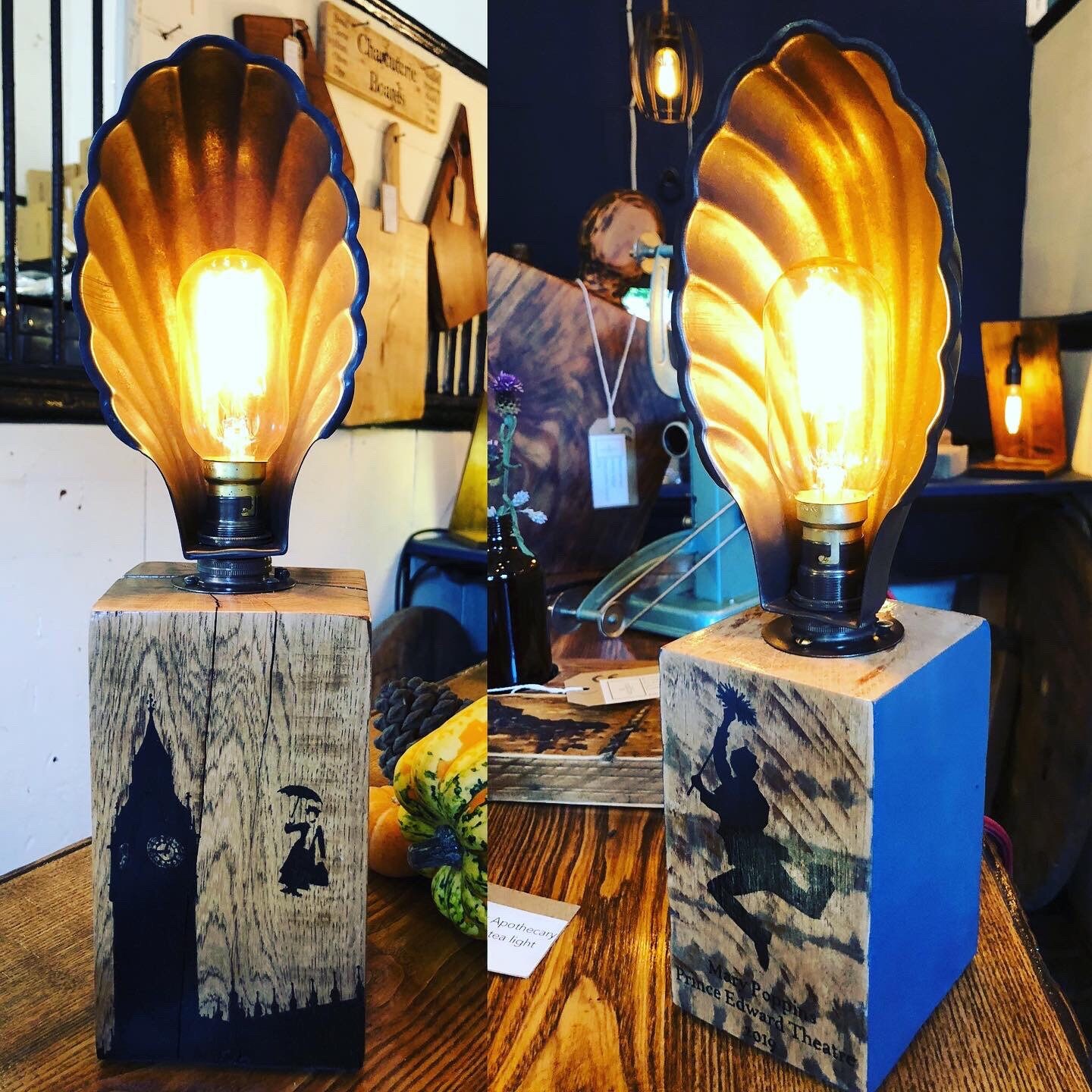 Theatre Footlight Personalised Table Lamp Unusual Unique | Etsy