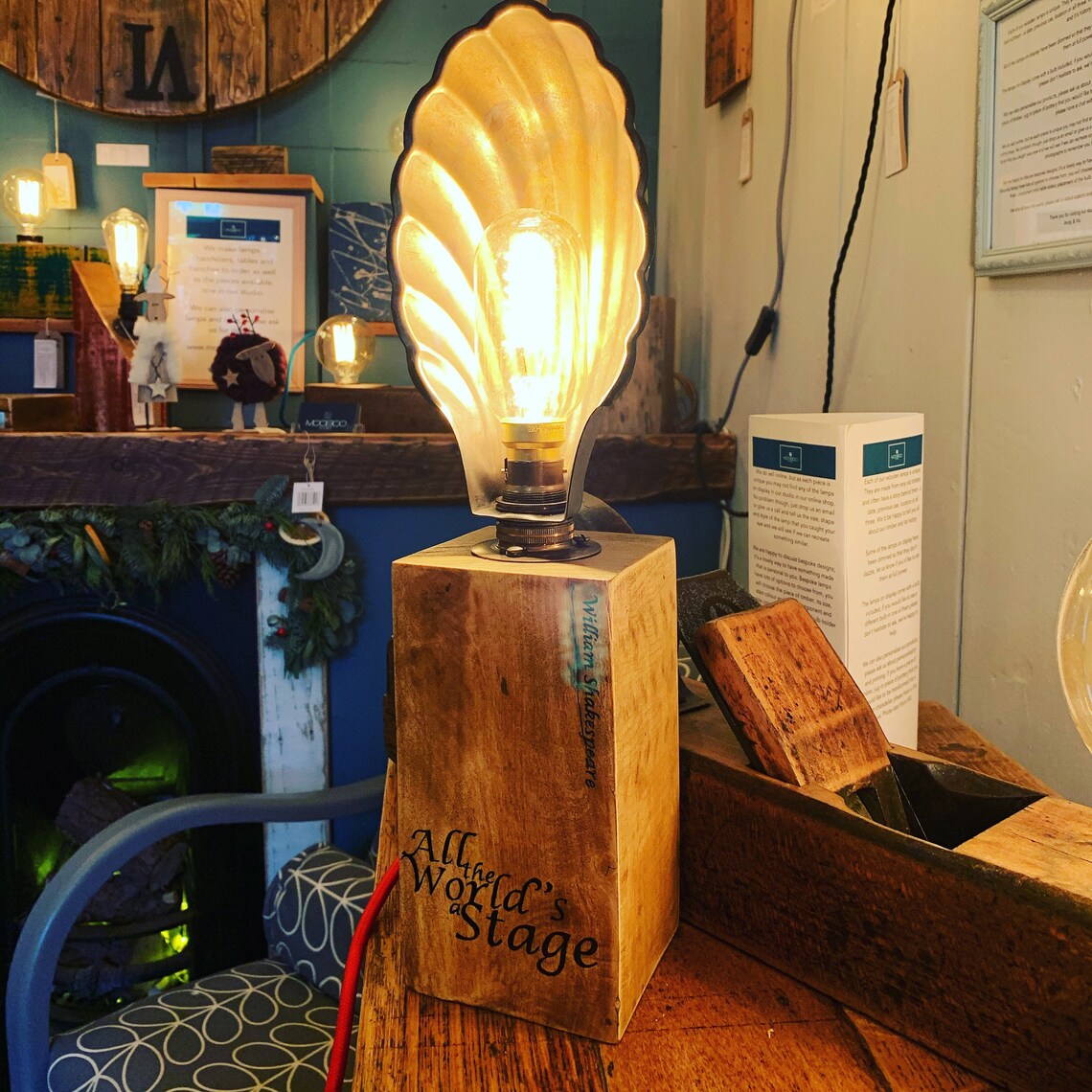 Theatre Footlight Personalised Table Lamp Unusual Unique | Etsy