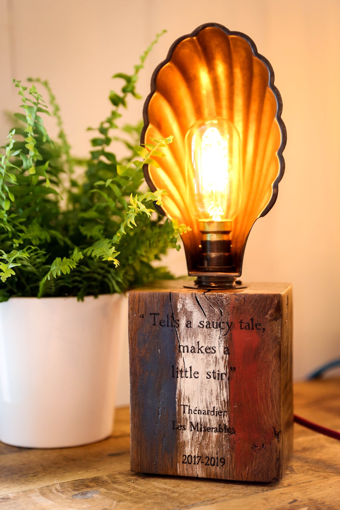 Theatre Footlight Personalised Table Lamp Unusual Unique | Etsy